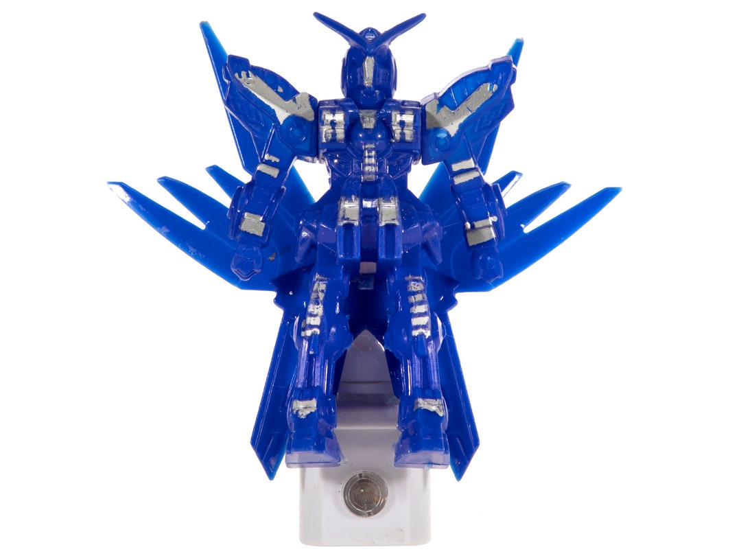 One-of-a-kind Handcrafted Blue Transformer Night Light LED Auto Sensor ...