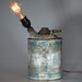 Vintage Oil Can Lamp With Filament Bulb Up-cycled One-of-a-kind Man ...