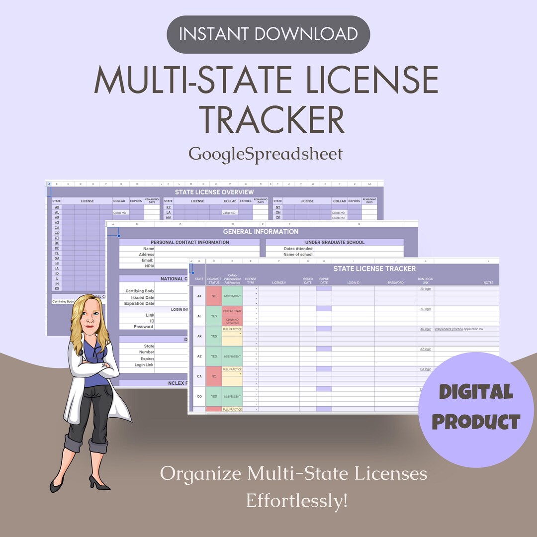 Multi-state License Tracker for Telemedicine Nurse Practitioners ...