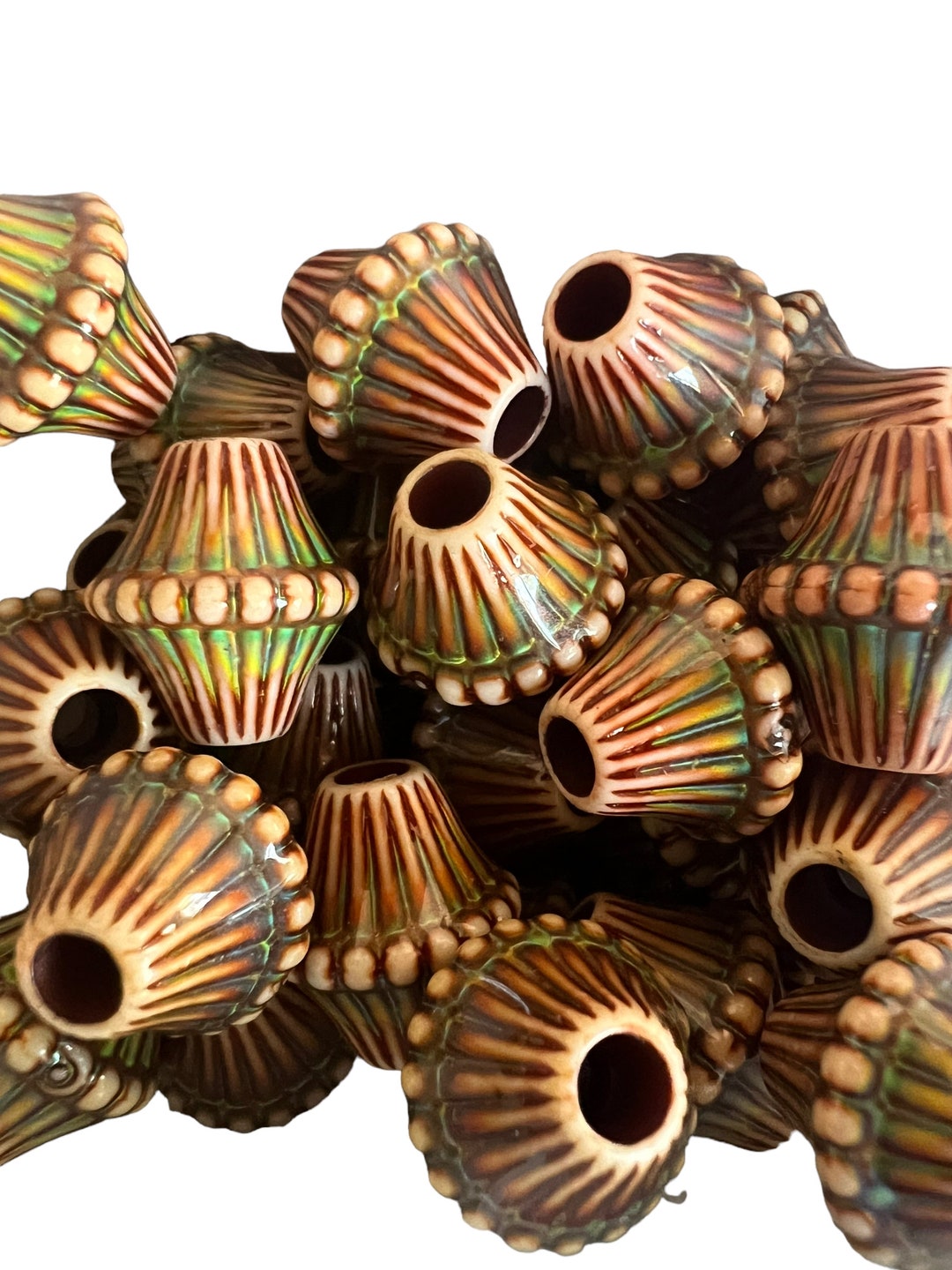 Mood Beads Focal/ Mirage Mood Beads/ Polymer Clay Beads/ Color Changing ...