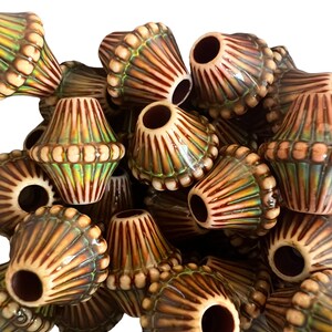 Mood Beads Focal/ Mirage Mood Beads/ Polymer Clay Beads/ Color Changing ...