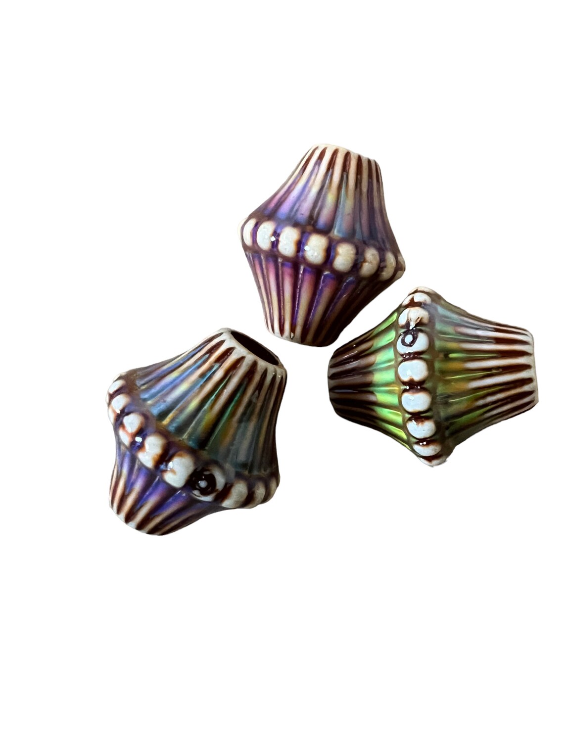Mood Beads Focal/ Mirage Mood Beads/ Polymer Clay Beads/ Color Changing ...