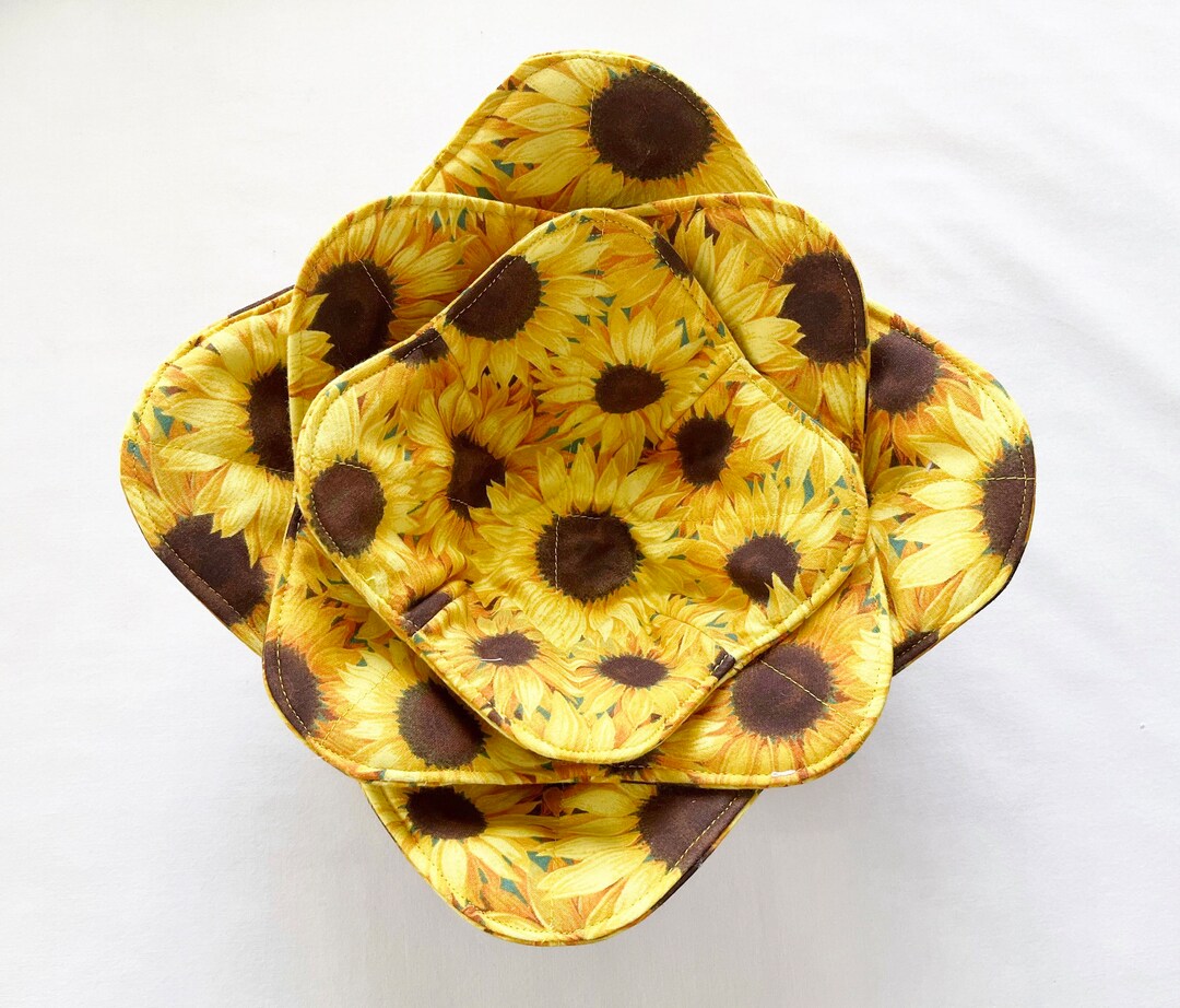 Sunflower Print Bowl Cozy, Microwave Safe, Housewarming Gift, 3 Piece ...