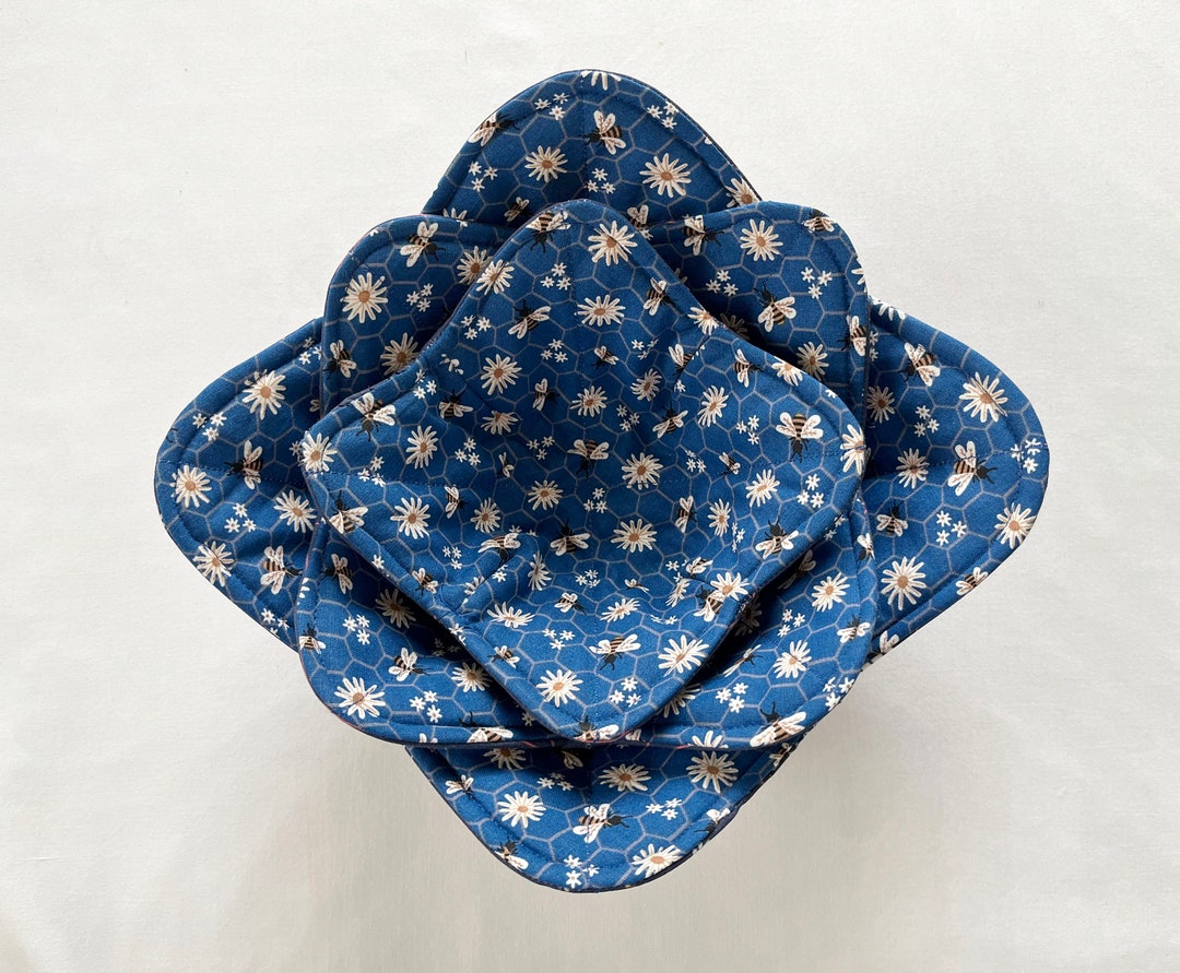 Bowl Cozy, Microwave Bowl Cozy, Soup Bowl Cozy, Floral Print, ASL I ...