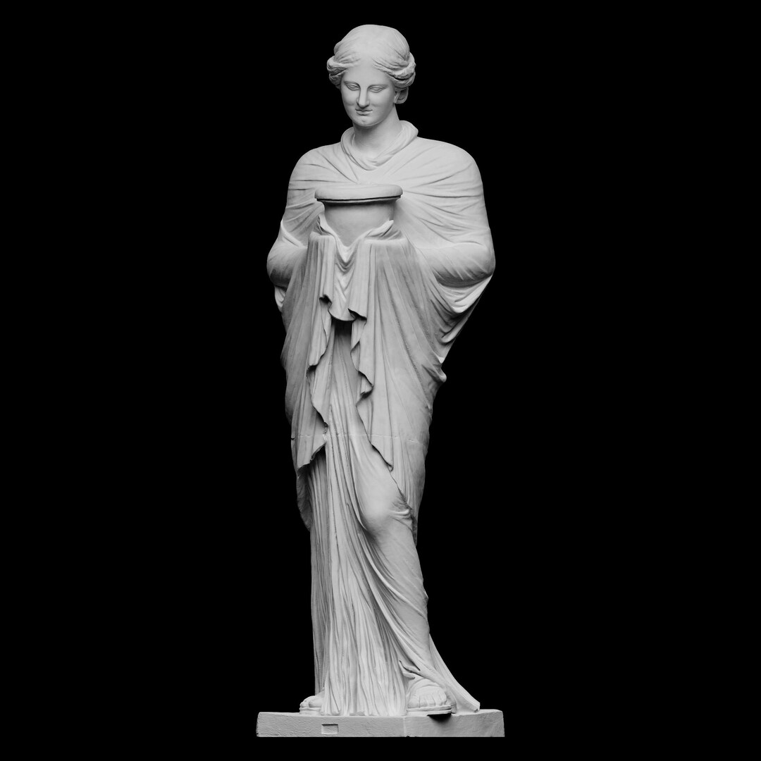 Statue of Priestess or Muse Natural Marble Stone Statue - Etsy