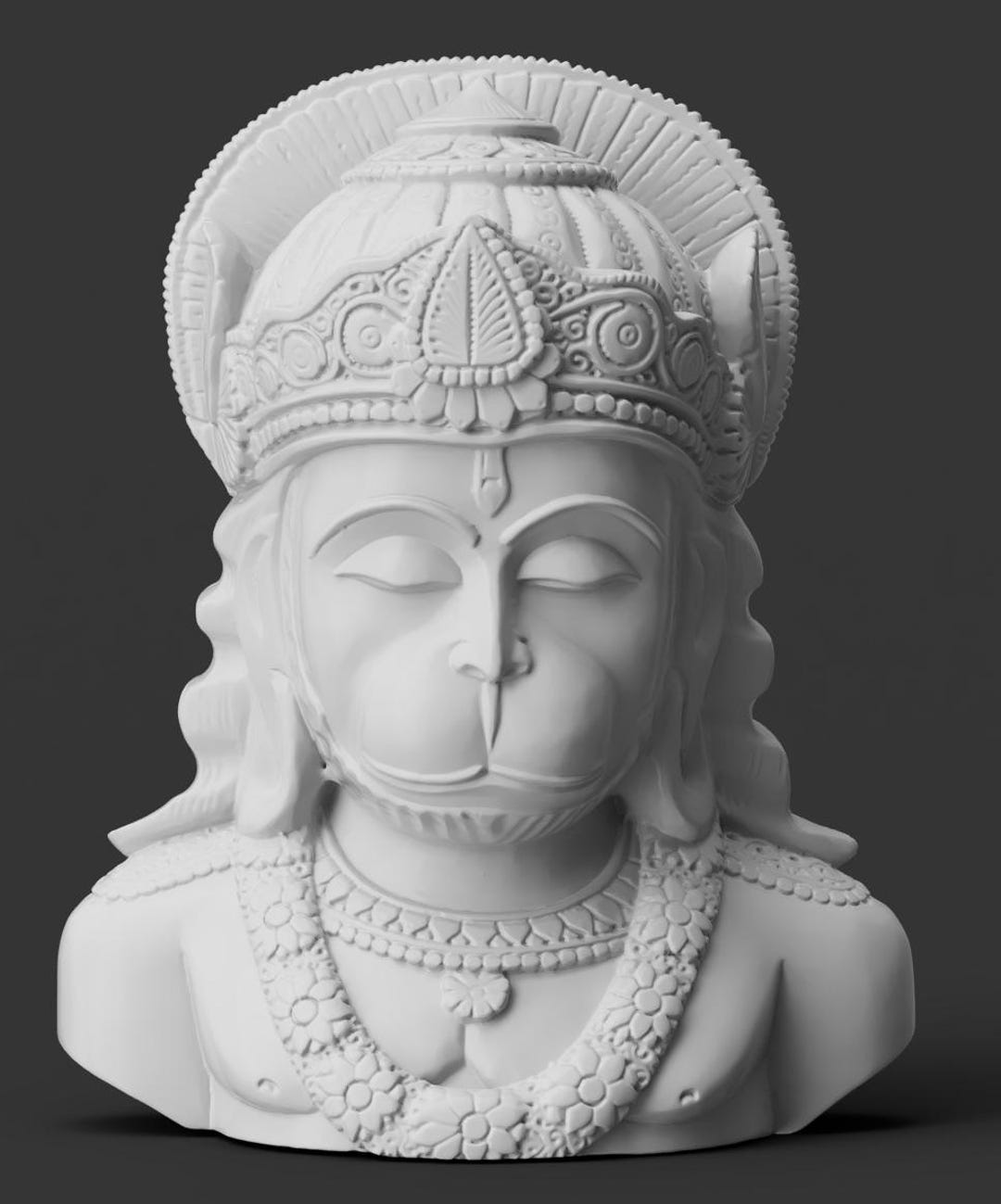 Tatvagyanaprada Hanuman the Granter of Wisdom Natural Marble Stone ...