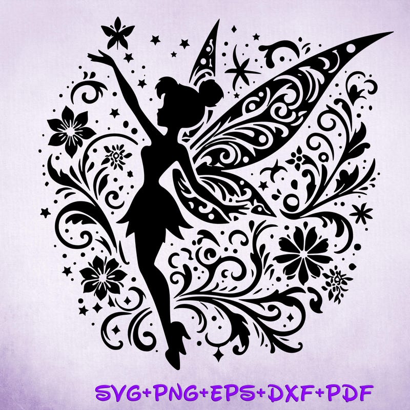 Tinkerbell Svg - Etsy
