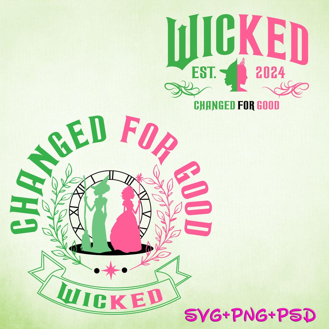Wicked SVG PNG Digital Download, Defying Gravity Svg Png Clipart ...