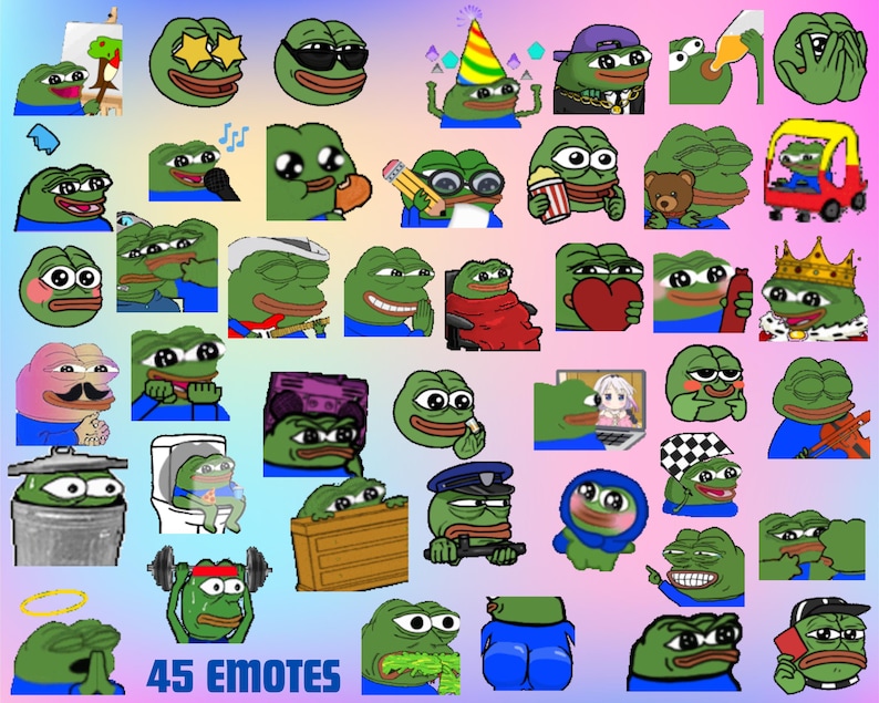 Emotes ANIMADOS de Pepe The Frog Emotes de Twitch Emotes de Discord ...