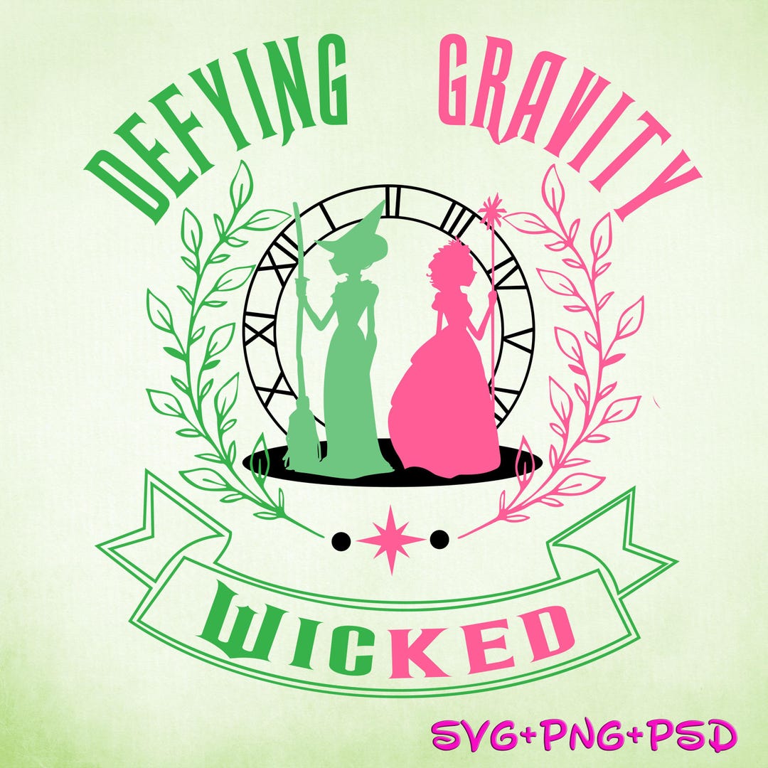 Wicked Musical Quotes Digital Design Download, Wicked Sublimation ...