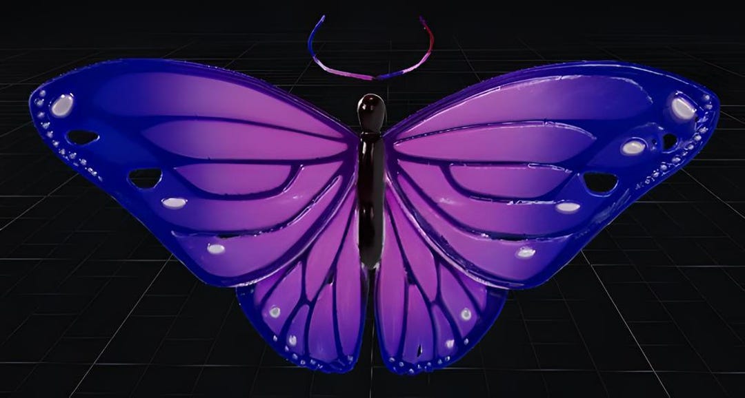 Purple Butterfly From the Dragon Prince - Etsy