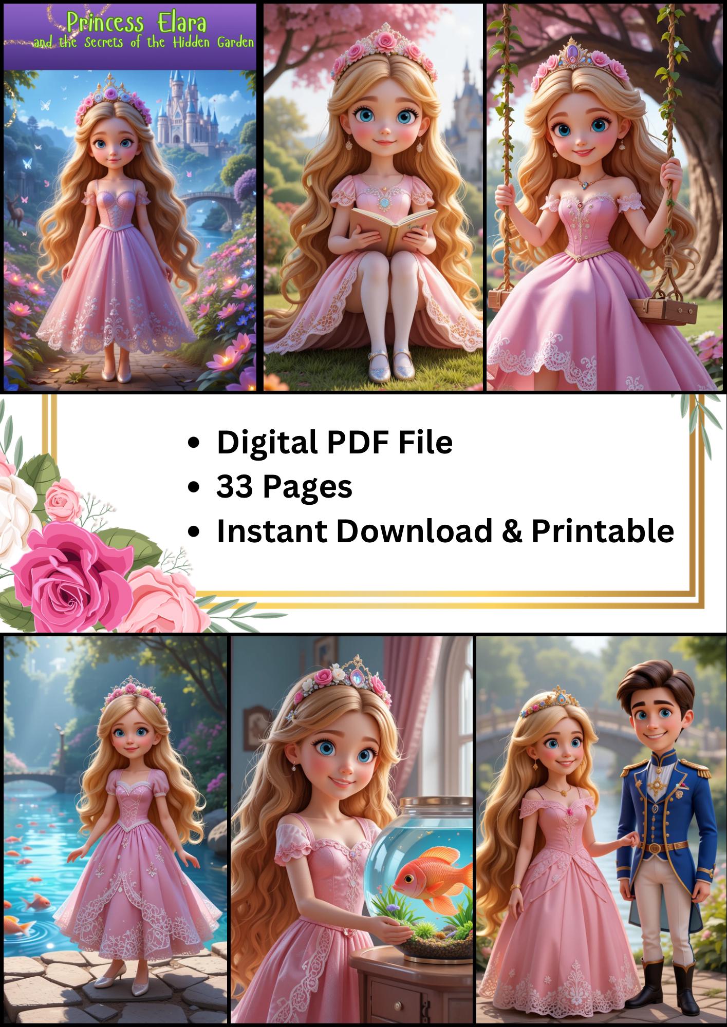 Girls Princess Story Book, Princess Bedtime Stories, Enchanting ...