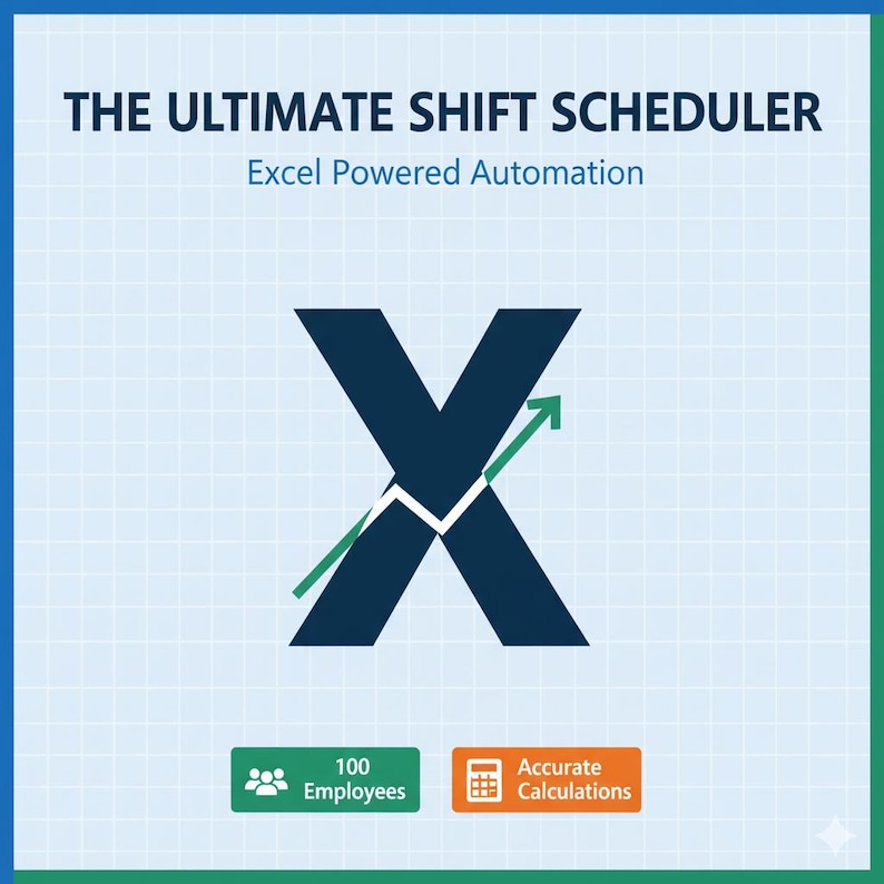 Excel Shift Roster Template | Easily Track Employee Hours & Workforce ...