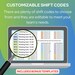 2025 Employee Shift Schedule Excel Template With Hourly Staff & Time ...