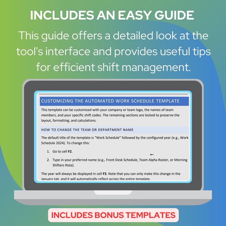 2025 Employee Shift Schedule Excel Template With Hourly Staff & Time ...