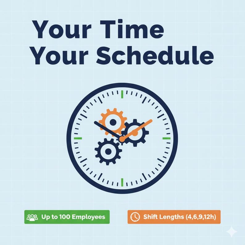 Excel Shift Roster Template | Easily Track Employee Hours & Workforce ...