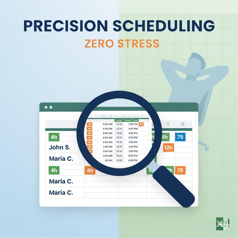Excel Shift Roster Template | Easily Track Employee Hours & Workforce ...