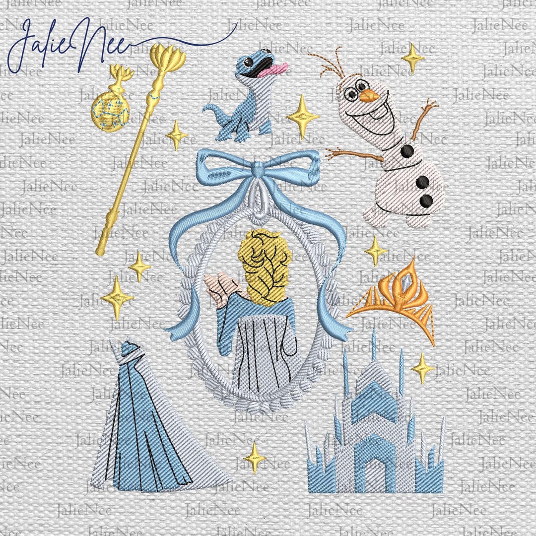 Girl Trip Embroidery Design, Magic Kingdom Embroidery Design, Princess ...