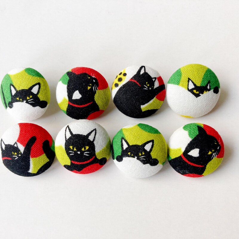 Cat Buttons - Etsy
