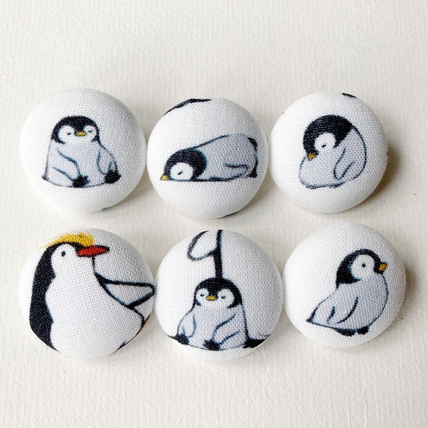Penguin Fabric - Etsy