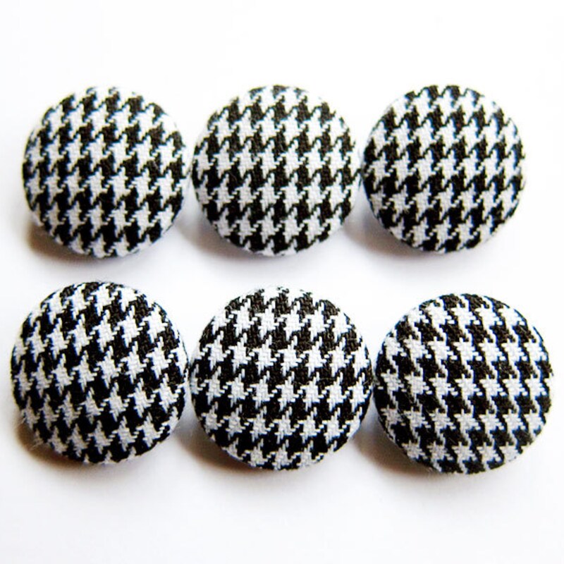 Plaid Buttons - Etsy