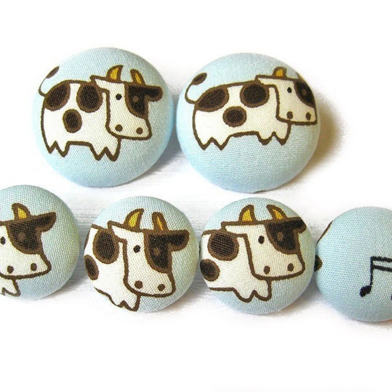 Cow Buttons - Etsy