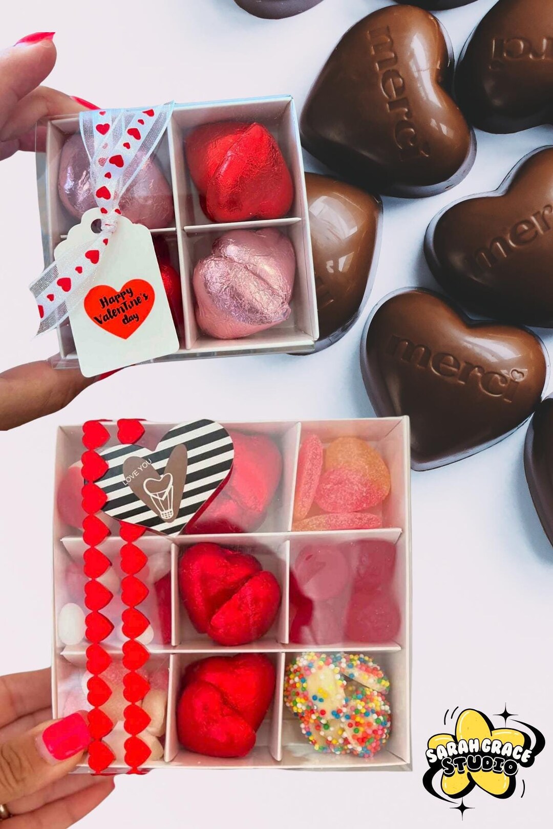 Valentines Day Candy Treat Boxes Regular & Mini Size Gift Boxes for ...