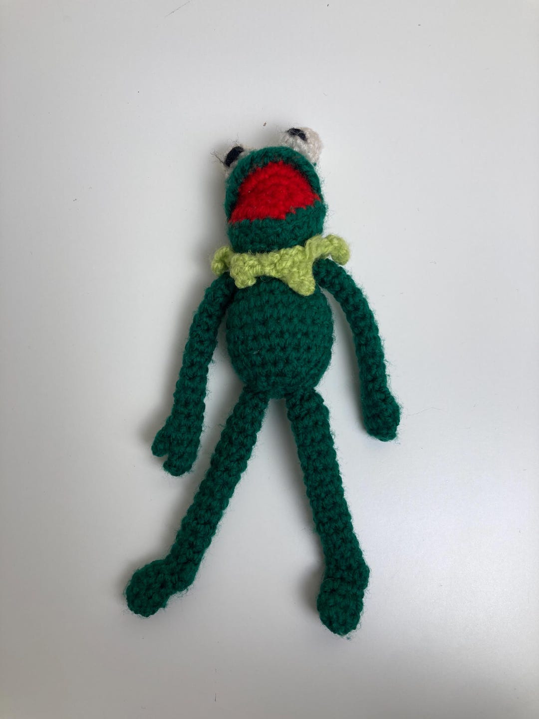 Kermit the Frog Stuffed Crochet - Etsy UK
