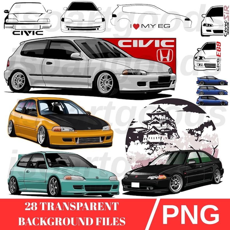Honda Cartoon Art - Etsy