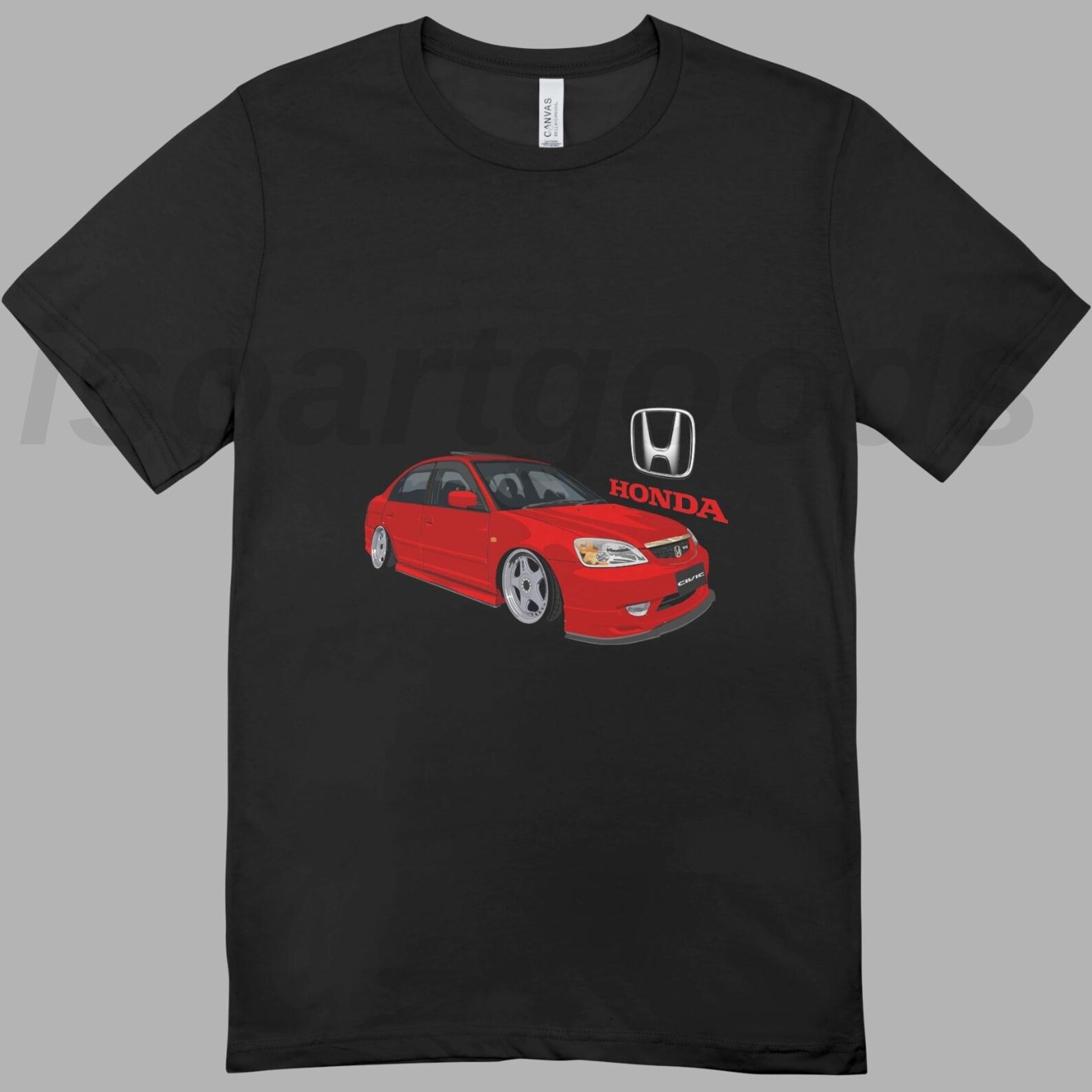 Honda Civic ES PNG Files: Sublimation & Design Graphics (digital ...