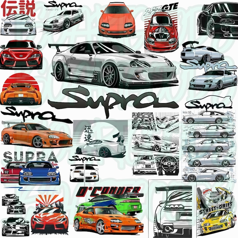 Toyota Supra / Stand Out With High-quality Supra JDM Digital Products ...