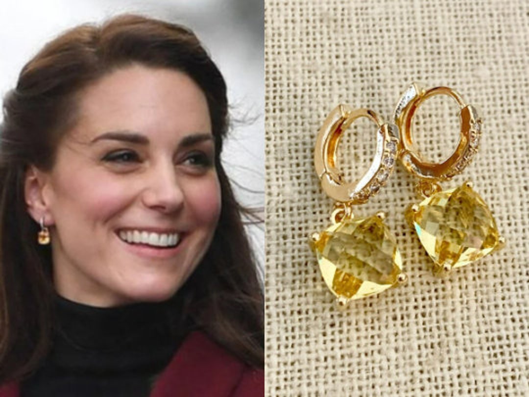 Kate Middleton Yellow Topaz Citrine Crystal Cushion Cut Square Octagon ...
