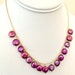 Morgana Pendragon Merlin Gold Genuine Cultured Coin Pearls Purple ...