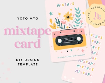 Yoto MYO Make Your Own Library Card Label, DIY Printable, Kids Yoto ...