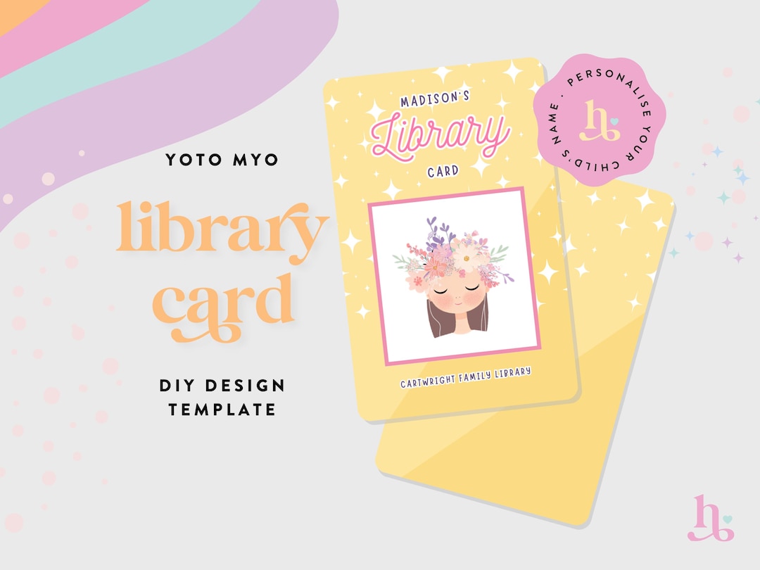 Yoto MYO Make Your Own Library Card Label, DIY Printable, Kids Yoto ...