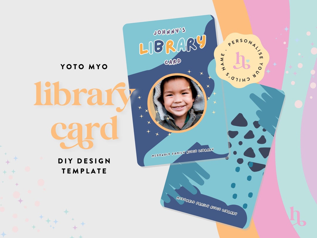 Yoto MYO Make Your Own Library Card Label, DIY Printable, Kids Yoto ...