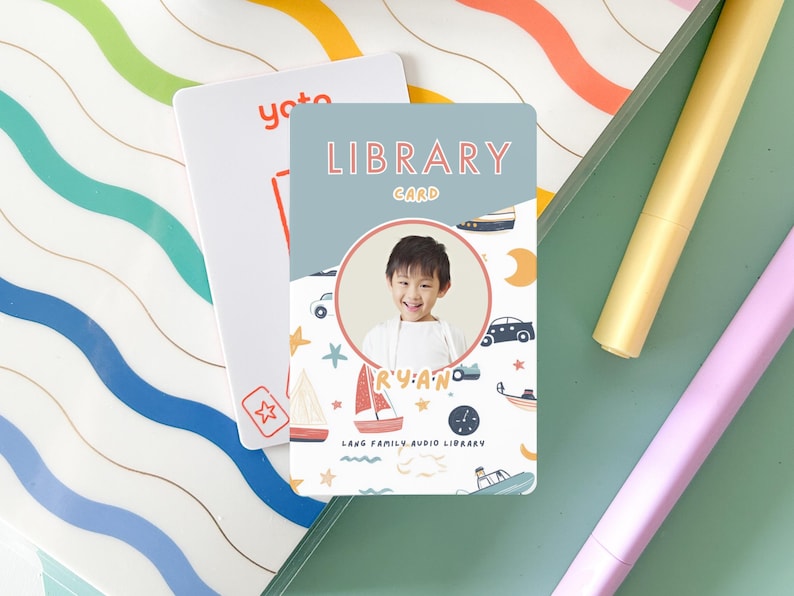 Yoto MYO Make Your Own Library Card Label, DIY Printable, Kids Yoto ...