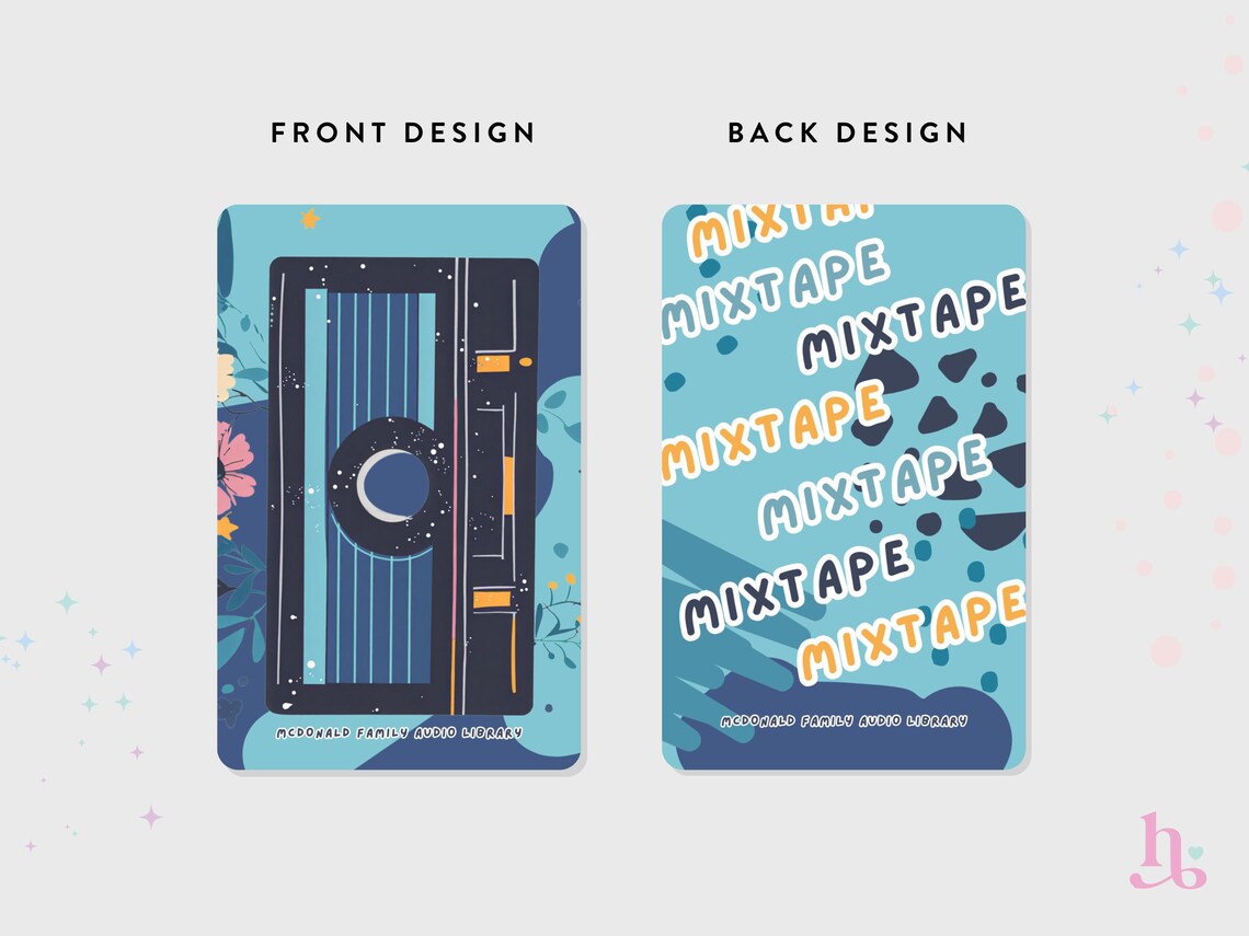 Yoto Mixtape Card Label, DIY Printable Template (instant Download) - Etsy