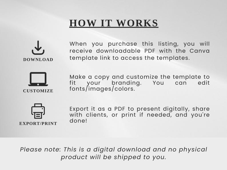 Project Proposal Canva Template | Minimalist Editorial Layout ...