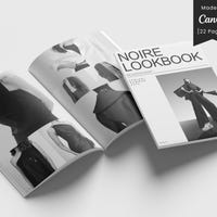 Fold & Staple Booklet Canva Editable Template, Fold Book Canva Frame ...
