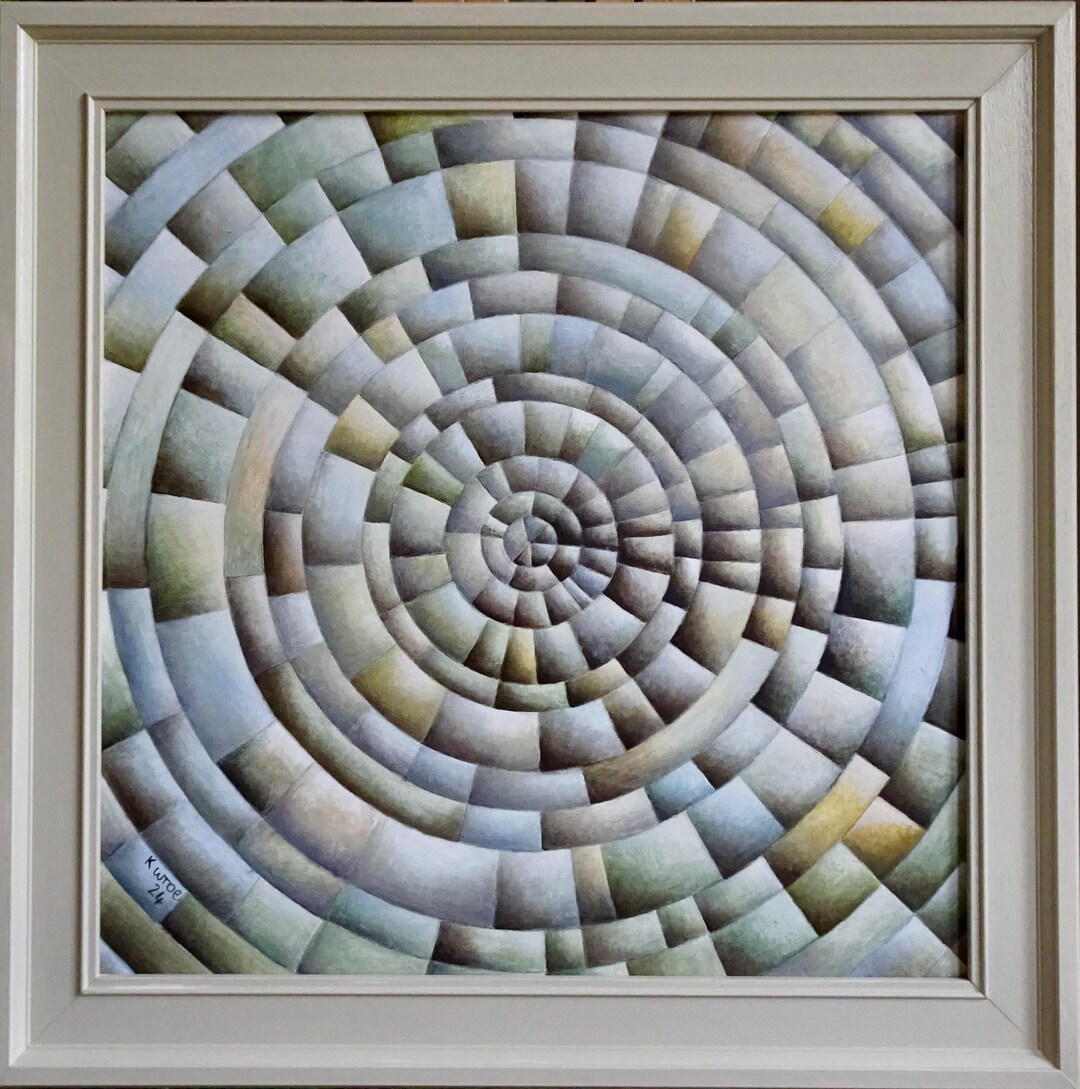 ABSOLUTE Katy Wroe Framed Original Oil Painting on Wood Panel Winter ...