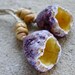 PAIR Spring Germination Seedling Handmade Sculpted Ceramic Flower Pod ...