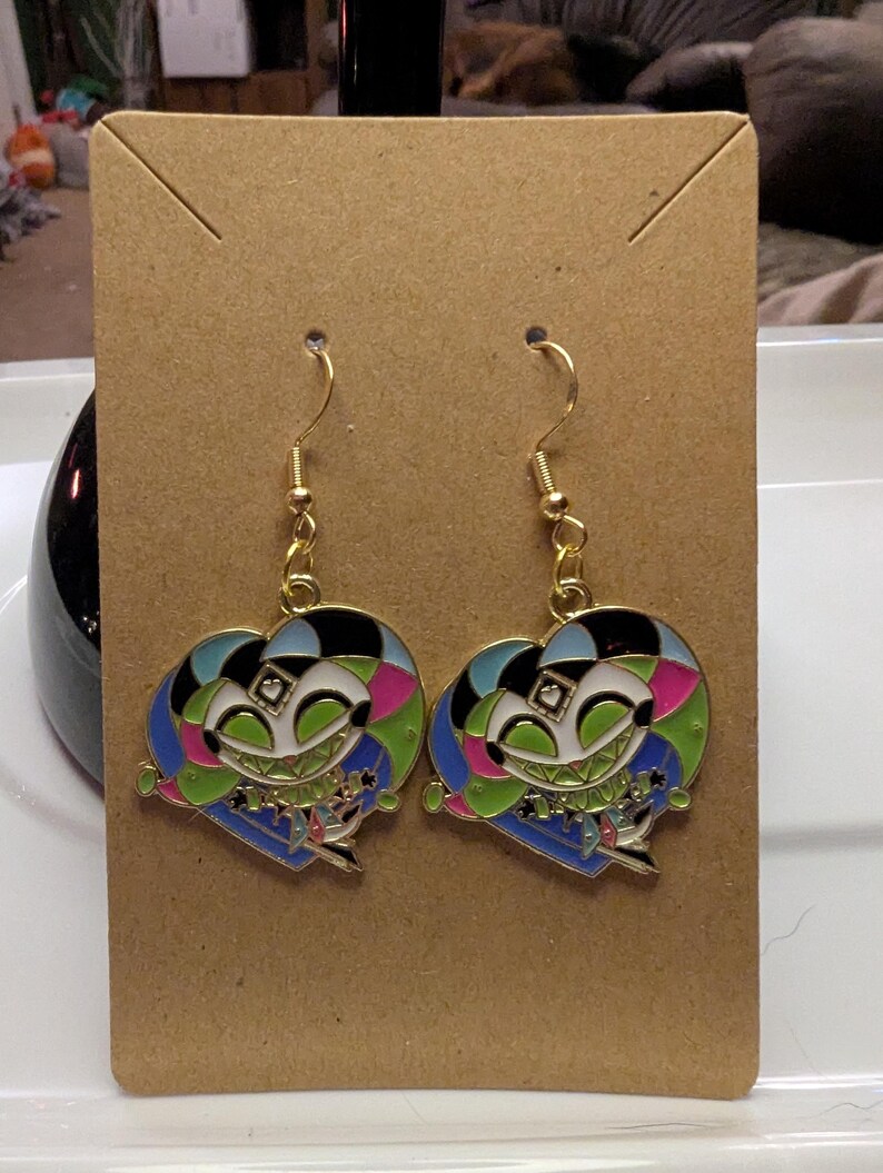 Helluva Inspired Dangle Earrings | Cartoon-inspired Jewelry - Etsy