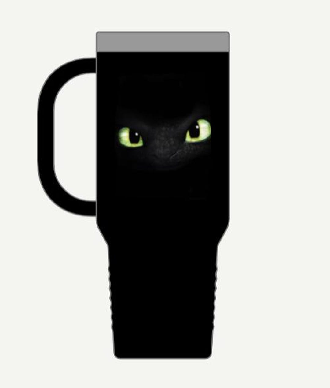 Toothless Travel Mug 40oz, Black, Httyd, Travel Cup, Big Travel Cup ...