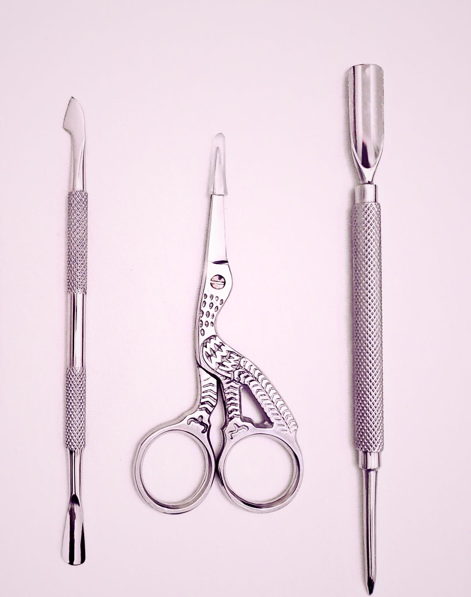 Manicure /pedicure 3 Pieces Set - Nail Set Nail Disign Scissor Nail ...
