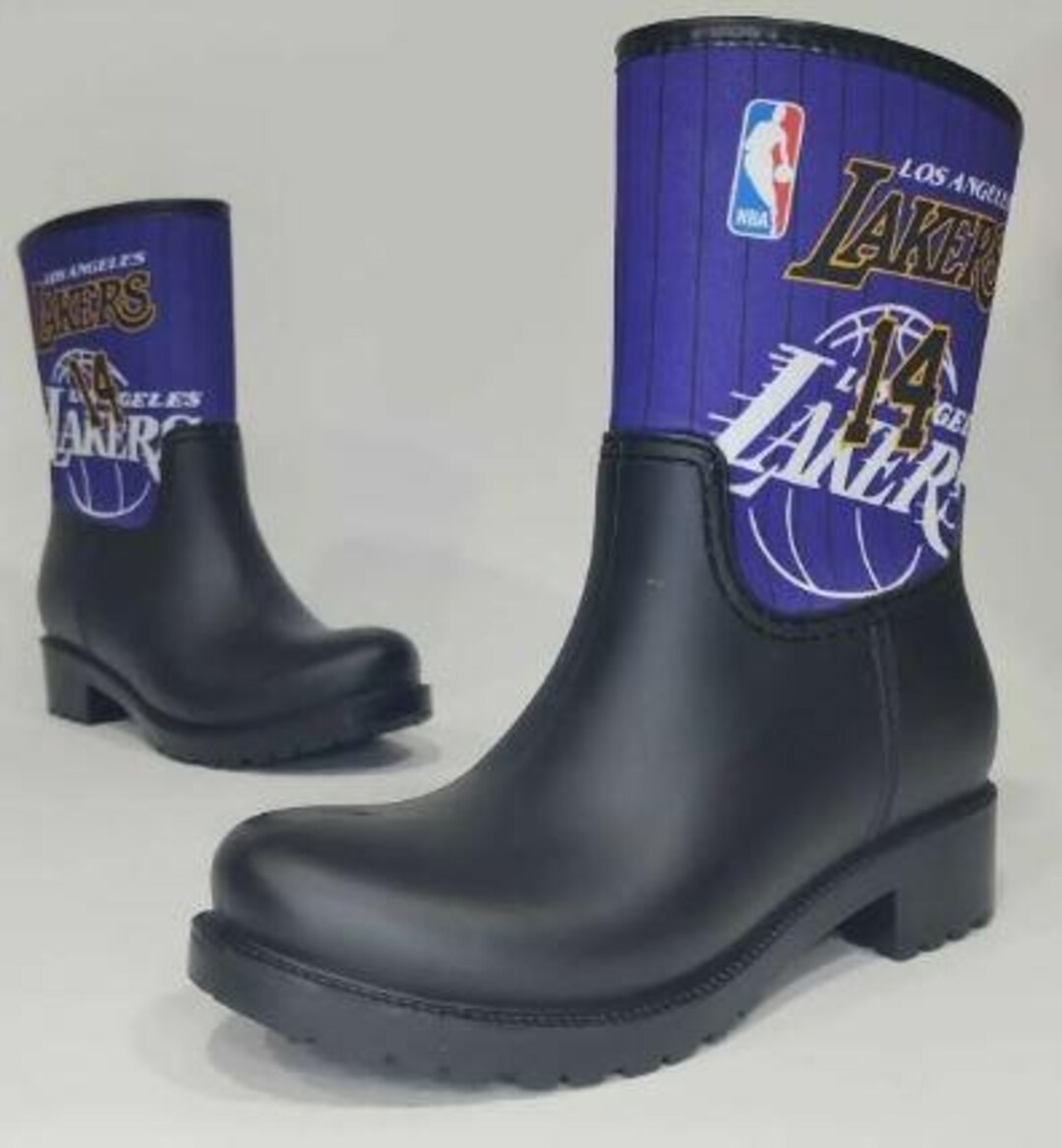 Los Angeles Lakers Themed Boots #los #angeles #lakers #losangeles #nba ...