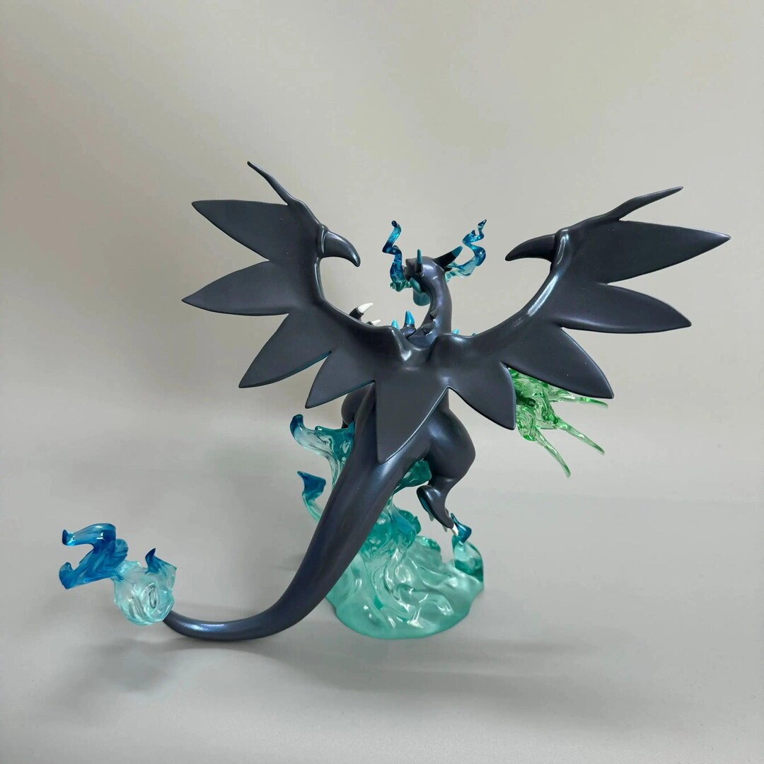 Black Charizard Figure Pokemon Anime PVC Action Statue - Etsy