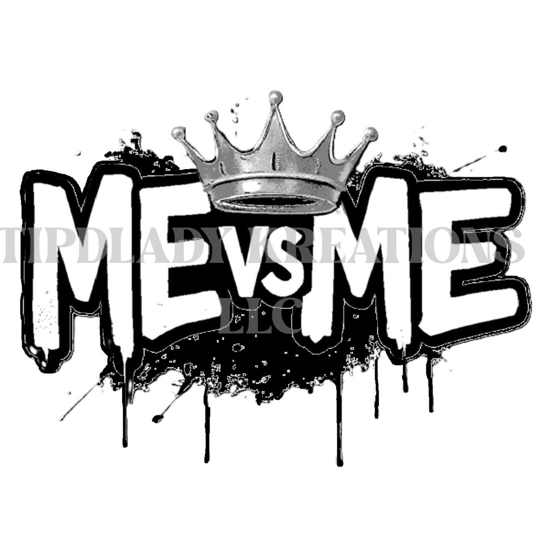 ME Vs ME Black Platinum Edition: Motivational Hat, Hoodie or Tee - Etsy