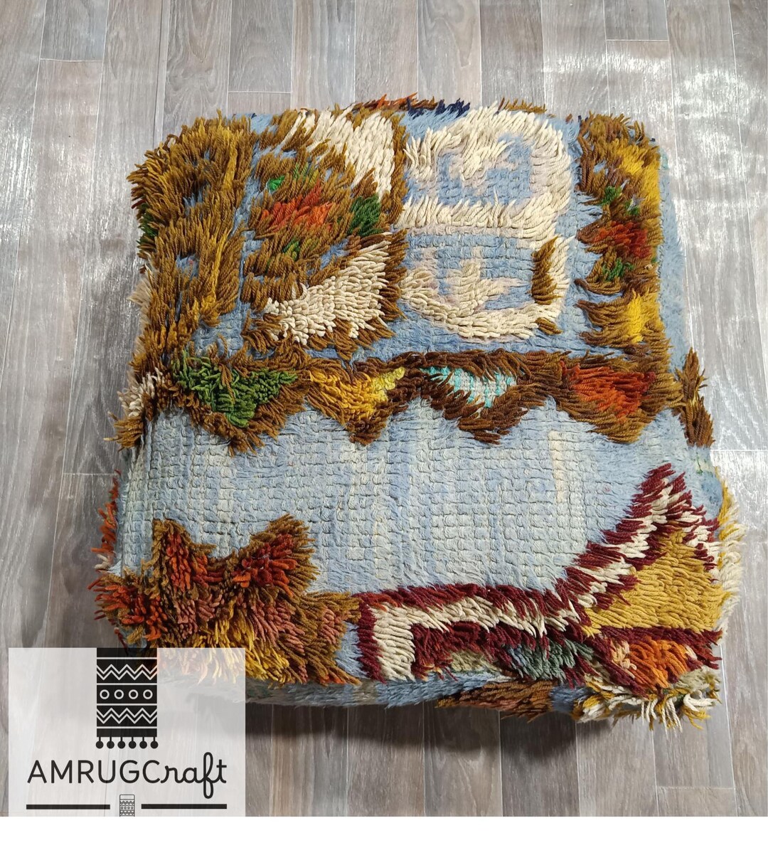Morocco Kilim Pouf, Outdoor Furniture Pouf, Vintage Moroccan Ottoman ...