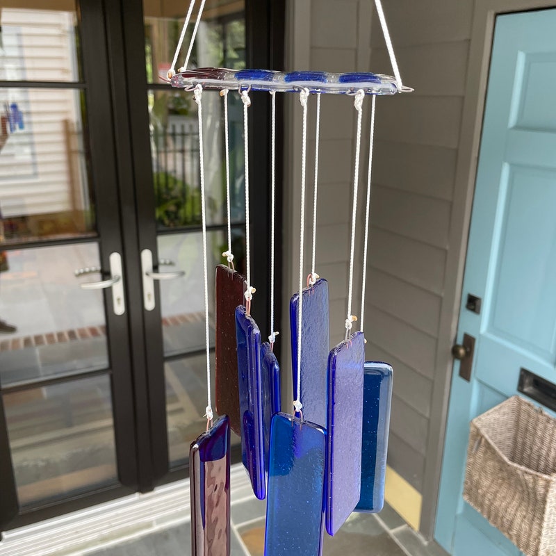 Glass Wind Chime - Etsy